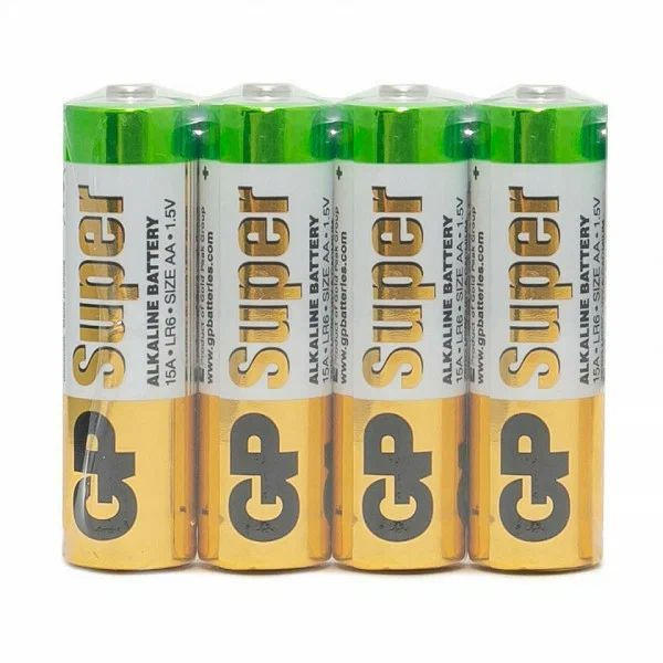 Батарейка (24шт) пальчиковая GP LR6 (AA, 15A) Super Alkaline щелочная ...