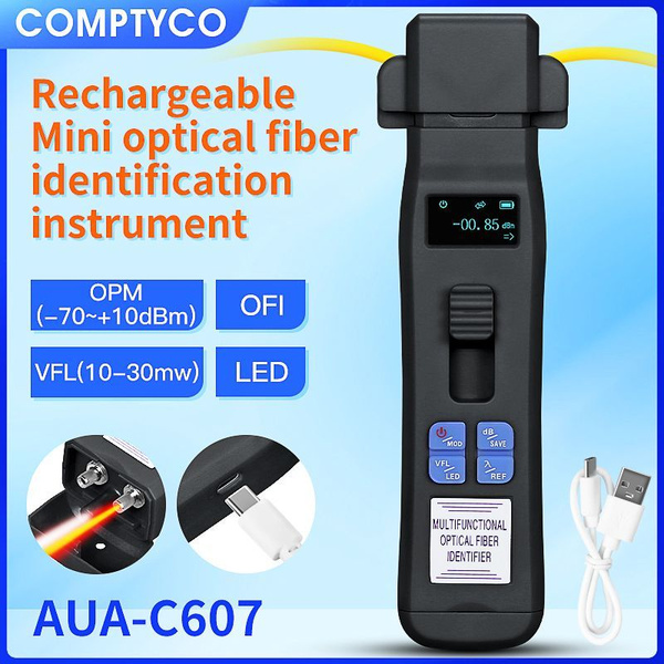 COMPTYCO AUA-C607 Мини Заряжаемый Идентификатор оптического волокна ...