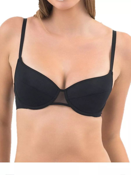 Бюстгальтер Женский Aveline бесшовный, размер 85C ночной синий Вечерний/праздничный/выпускной ...
