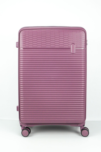 Чемодан Chemodan 360 большой из полипропилена на 4-х съемных колесах с кодовым замком (Edge ...