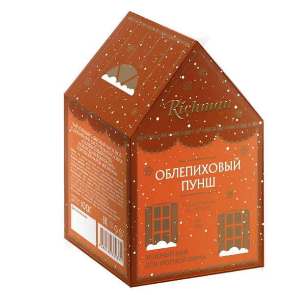 Чай зеленый Richman Облепиховый пунш, 100 г Россия купить на OZON по ...
