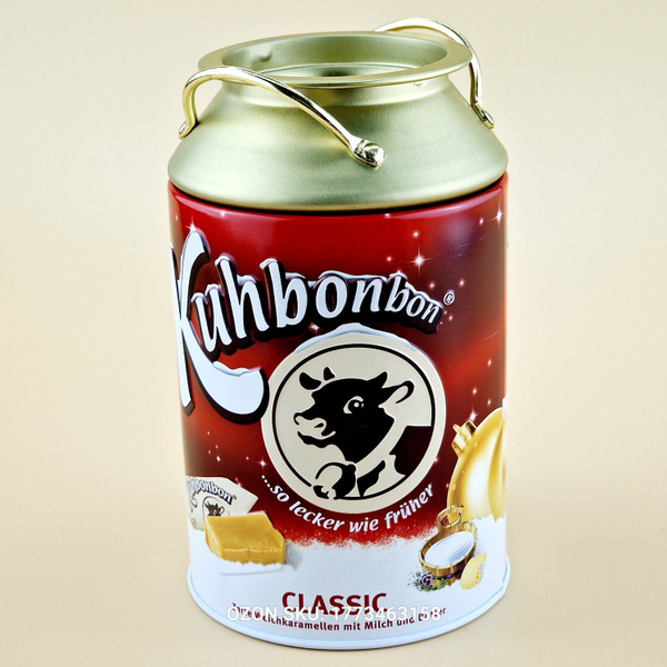 Сливочная карамель Kuhbonbon "Коровка" классическая, 200 г (ж/б копилка ...