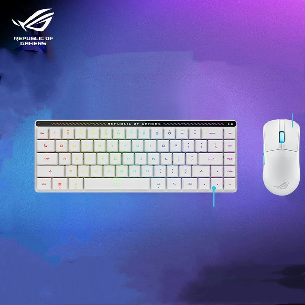 Клавиатурная мышь, ASUS ROG rp +Dragon scales, трёхмодная беспроводная ...