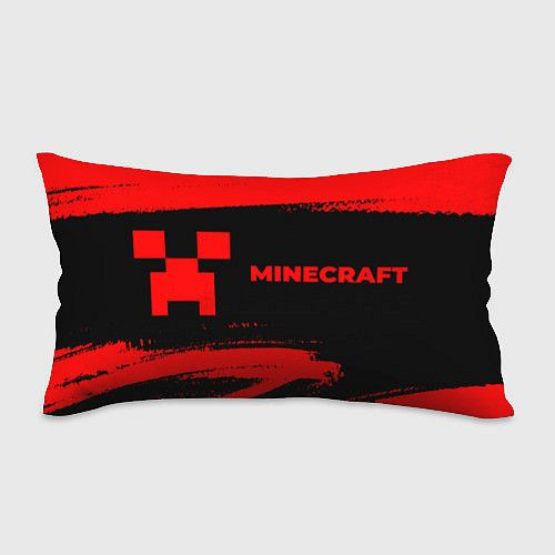 Minecraft - red gradient по-горизонтали Прямоугольная подушка купить на ...