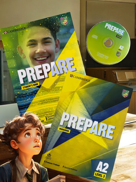 Prepare 3 (Second Edition) A2. level 3 Student's book with CD ...