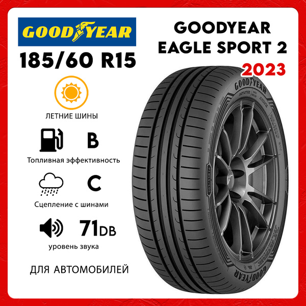Goodyear Eagle Sport 2 185/60R15 88H XL Шины летние 185/60 R15 88H ...