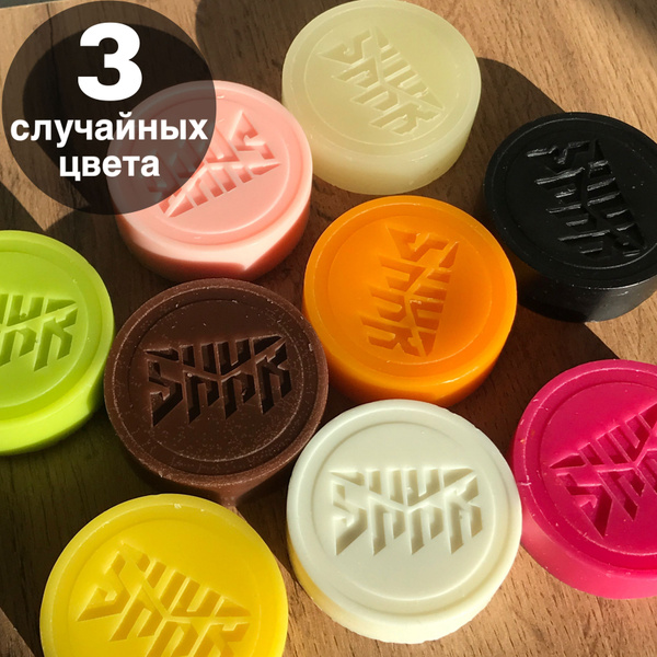 Парафин SHKR PROD для скольжения трюковых самокатов и скейтбордов (3 шт ...