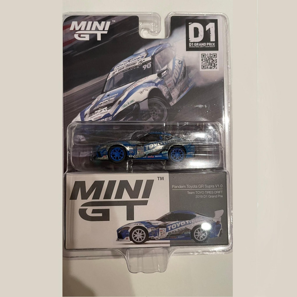 Машинка MINI GT 1/64 #233 Pandem Toyota GR Supra V1.0 Team TOYO TIRES ...