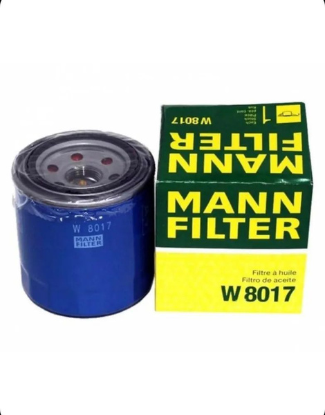 MANN FILTER Фильтр масляный W8017 купить на OZON по низкой цене (1829806546)