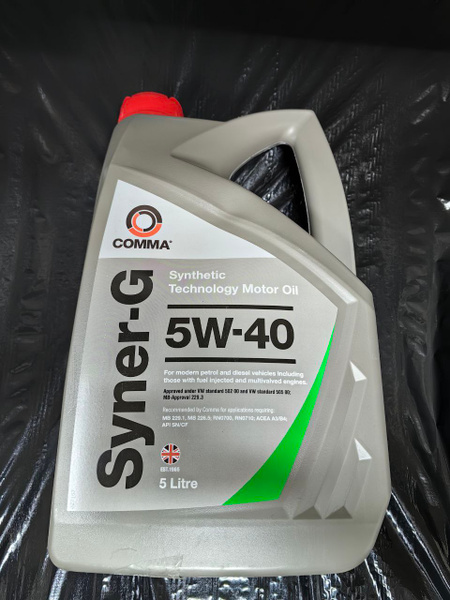 Масло моторное Comma SYNERGY 5W-40 Синтетическое 5 л SYN5L купить c ...