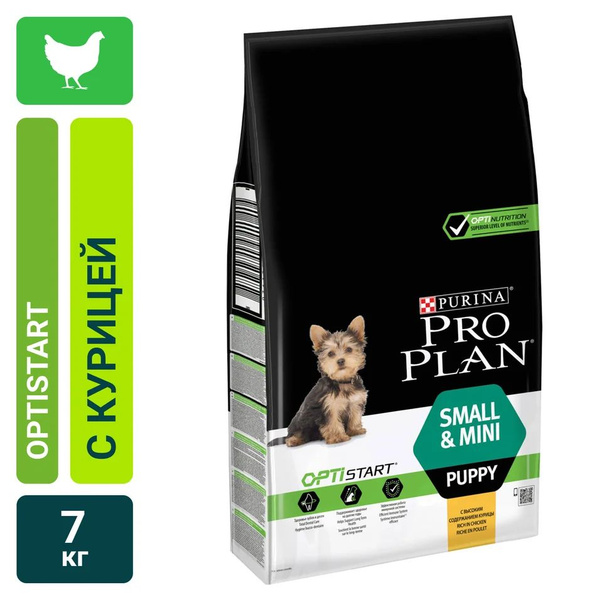 Сухой корм для щенков Pro Plan Optistart Small&Mini Puppy для мелких ...