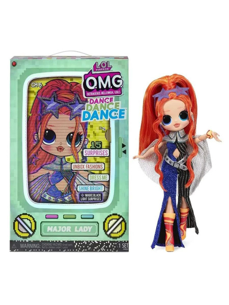 Кукла L.O.L. Surprise! OMG Doll Dance Series - Major Lady / ЛОЛ ОМГ ...