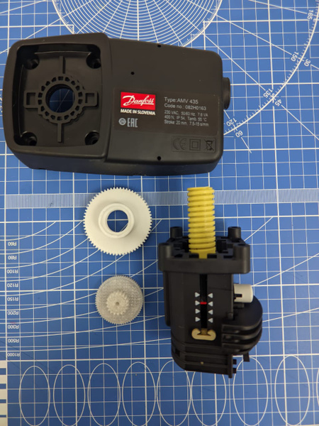 Ремкомплект шестерней для электропривода Danfoss AMV 435 купить на OZON ...