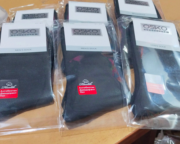 Носки Мужской Osko, размер 41, 42 Хлопок Демисезон черный Повседневный Китай купить c доставкой ...