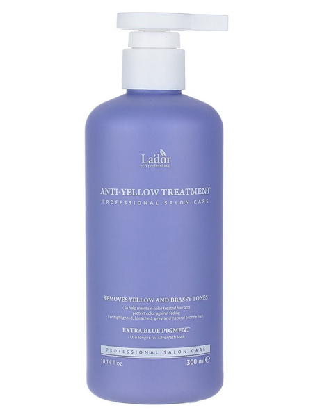 Lador Anti-Yellow Treatment маска-нейтрализатор желтизны для светлых волос (300мл.) купить на ...