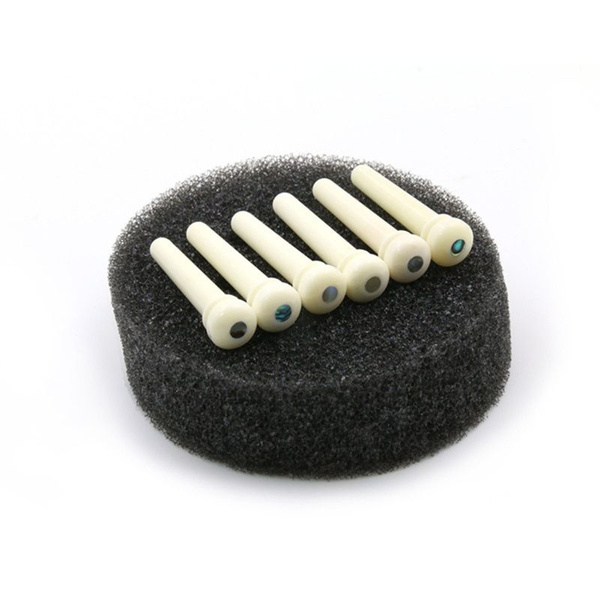 Acoustics Guitar Bridge Pin Sin Scive Pegs Фиксированные виды Ebony/Cow ...
