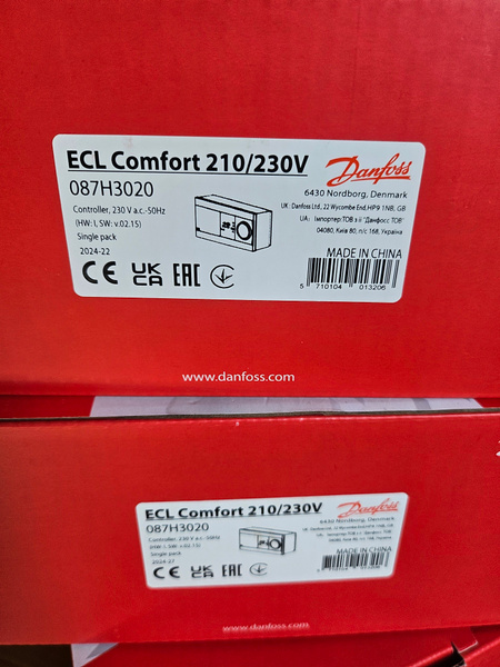 Контролер Danfoss ECL-210 купить на OZON по низкой цене (1871357855)