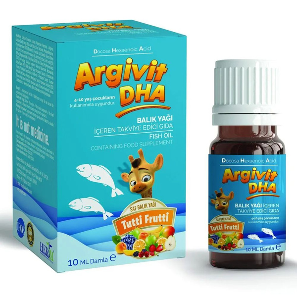 Argivit DHA Damla Bal k Ya 10 ml / Аргивит ДГК Дамла Балык Яги 10 мл ...