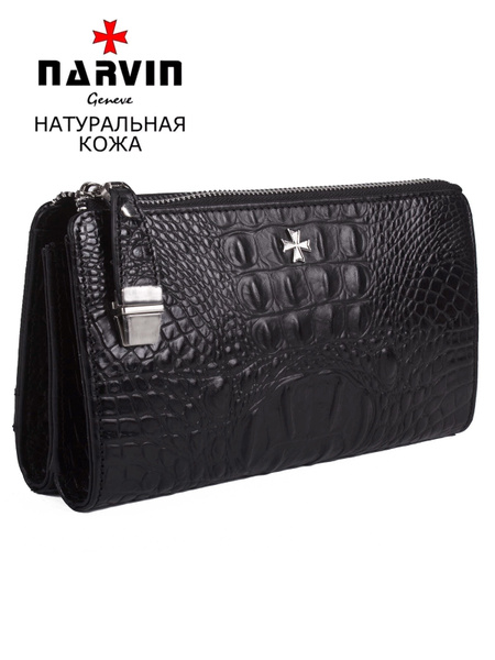 Барсетка NARVIN, 9450-Bambino Black купить на OZON по низкой цене ...