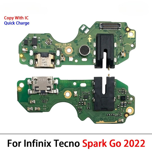 Плата нижняя для For Tecno Spark Go 2022 Compact шлейф на системный