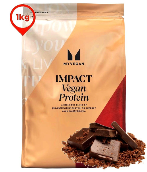 Vegan Protein Blend 1 kg Chocolate Myvegan / Растительный Веганский ...