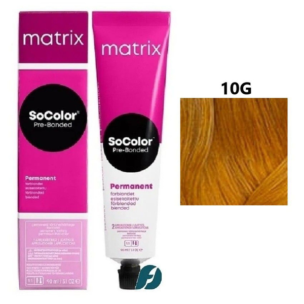 Matrix SoColor 10G Крем-краска стойкая для волос Очень-очень светлый ...