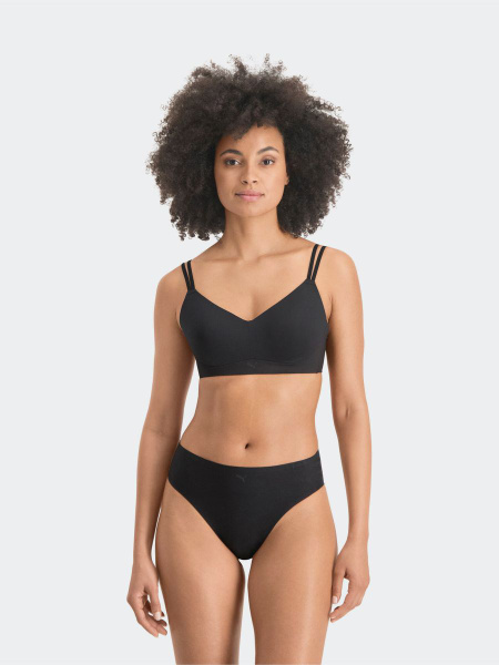 Топ-бра Женский PUMA черный, размер 80A, 80B Полиэстер, Эластан Спортивный Шри-Ланка купить c ...