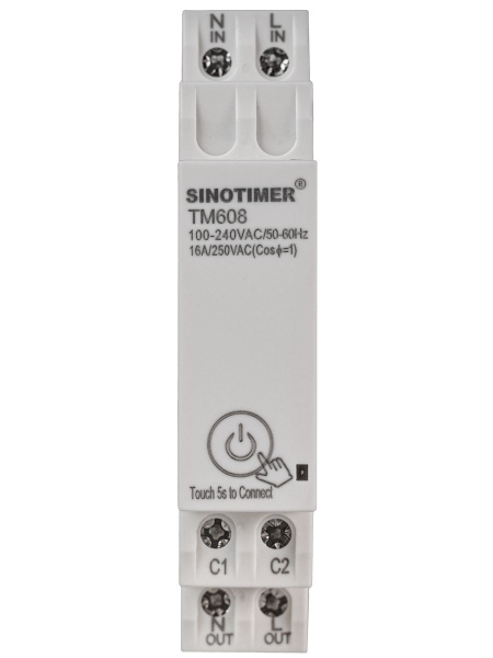 Умный Wi-Fi таймер включения / выключения по времени на din рейку TM608 ...