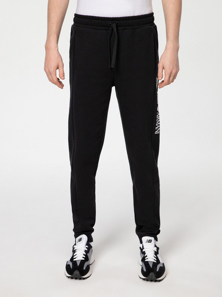 Брюки Мужской EA7 черный Хлопок Повседневный, размер 52, 54 На любой сезон Иордания купить c ...