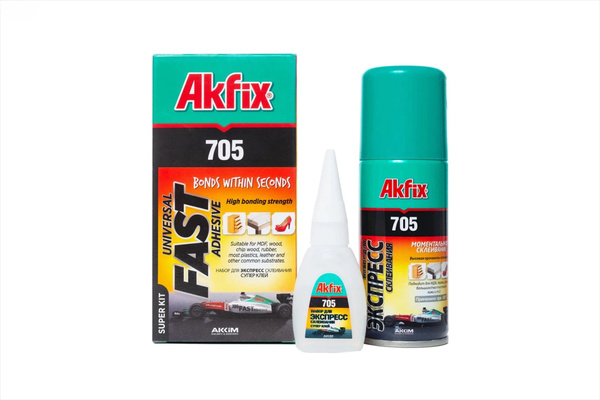 Akfix 705 Экспресс клей с активатором (В25 гр + 100мл) купить на OZON по низкой цене (1922776002)
