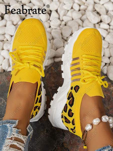 Кроссовки Женский Feabrate Breathable Бег, размер 41 R (средняя) Лето Шнурки купить c доставкой ...