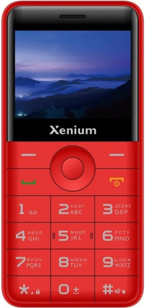 Сотовый телефон Xenium X700 красный купить на OZON по низкой цене (1934924108)