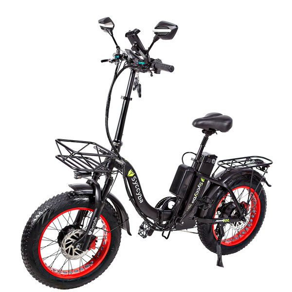 Электровелосипед Syccyba F11 Pro Dual 48V15Ah красный купить на OZON по низкой цене (1934975370)