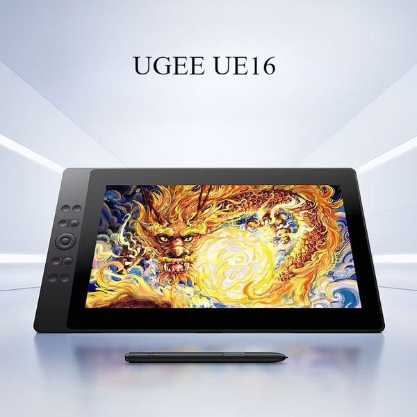 Графический экран Ugee UE16, A4, Windows, Mac OS, 16384 уровней, черный купить c доставкой на ...