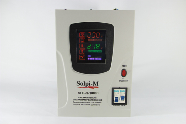 Solpi-M Стабилизатор напряжения, 10000 В·А, Однофазная сеть купить на ...