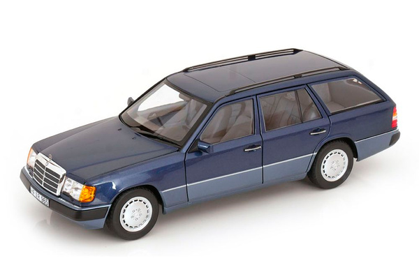 Модель коллекционная Mercedes 300D S124 estate 1990 blue metallic ...