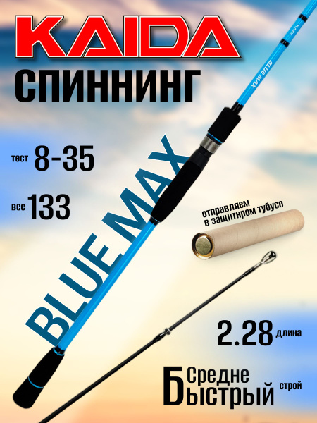 Спиннинг KAIDA BLUE MAX, от 8 гр купить c доставкой на OZON по низкой ...