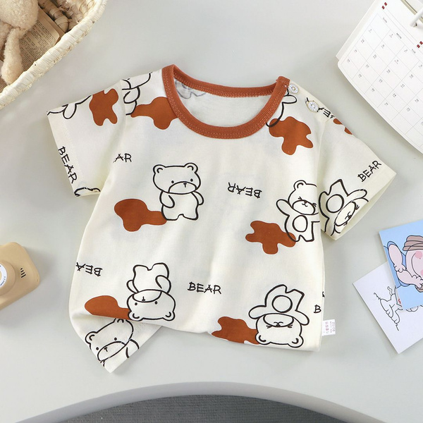 Топ для малышей Девочки, Мальчики Linea Lore, размер 34 Наклейки Хлопок ...