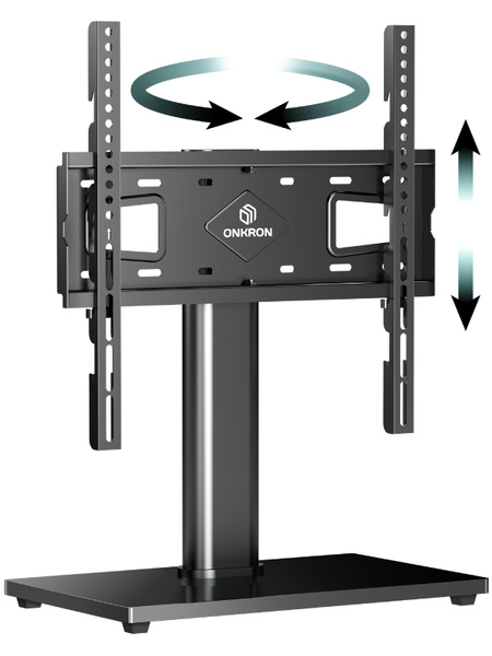 ONKRON PT4 подставка для телевизора настольная с регулировкой, черная / кронштейн для телевизора ...