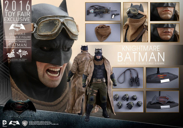 (Opened Boxed) Фигурка Hot Toys Knightmare Batman Desert Version 1/6 ...
