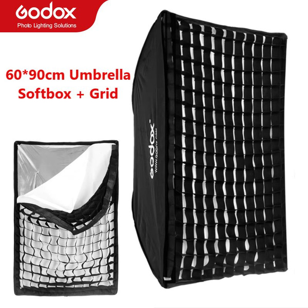 Godox 60*90см Софтбокс рассеиватель для вспышки + Сотовая сетка купить ...