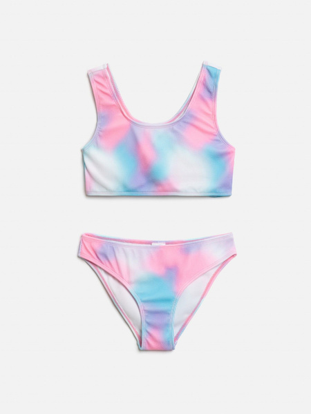 Купальник раздельный Девочки Acoola топ графит, размер 158, 164 Плавание, Аквааэробика Китай Без ...