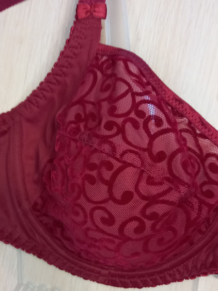 Бюстгальтер Женский Milavitsa мягкая чашка на каркасе, размер 85D вишня Беларусь Крючки купить c ...