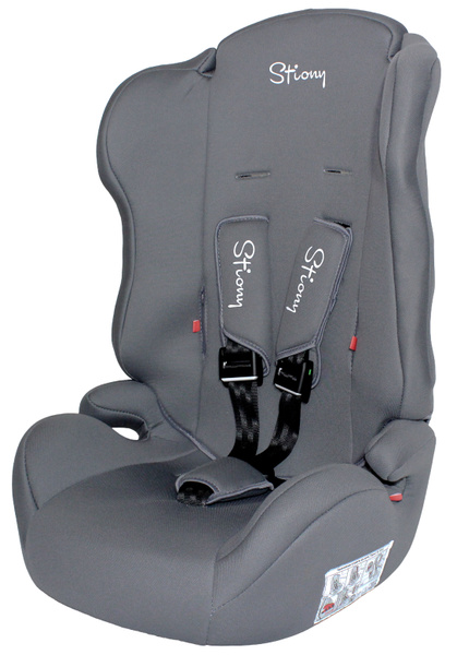 Автокресло 513 без вкладыша "Мони" NEW (серый) Stiony 1-2-3 от 9 до 36 ...