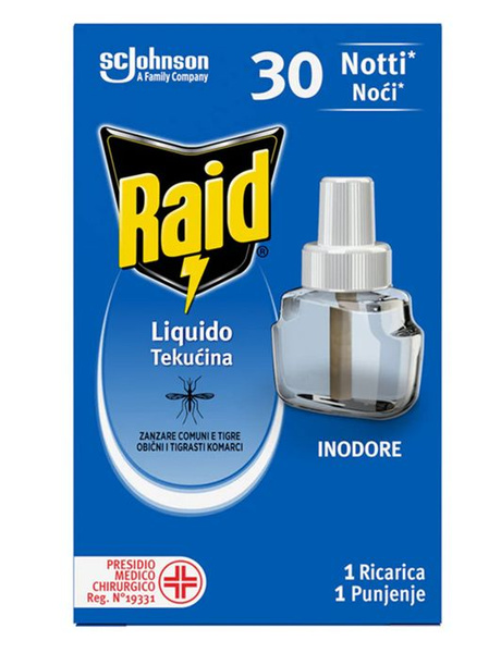 Raid Жидкость от комаров для электрофумигатора 30 ночей, 35 мл купить на OZON по низкой цене ...