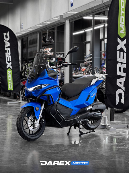 Скутер Jilang ADV2 Efi прозрачный синий в собранном виде купить на OZON по низкой цене (2208749777)