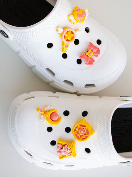 KLEPKI Джибитсы "Sailor Moon" для crocs, сабо, набор, джиббитсы для ...
