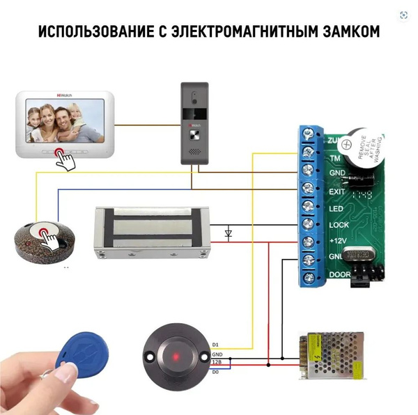 Автономный контроллер Z-5R Iron Logic для электромагнитных и ...