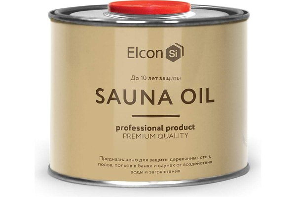 Масло по дереву Elcon Sauna Oil бесцветное, без запаха 0,5 л 00-00002955 купить на OZON по ...