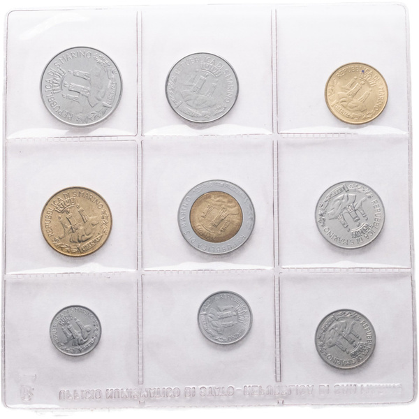 Монета Сан-Марино годовой набор из 9 монет 1982 в запайке купить на OZON по низкой цене (2317748304)
